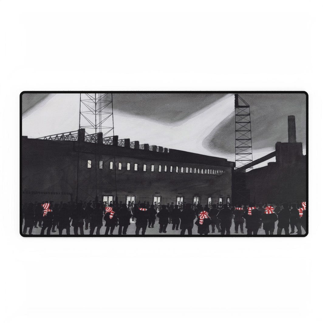 Manchester United Football Themed Large Desk Mat Gift Nostalgic Old ...