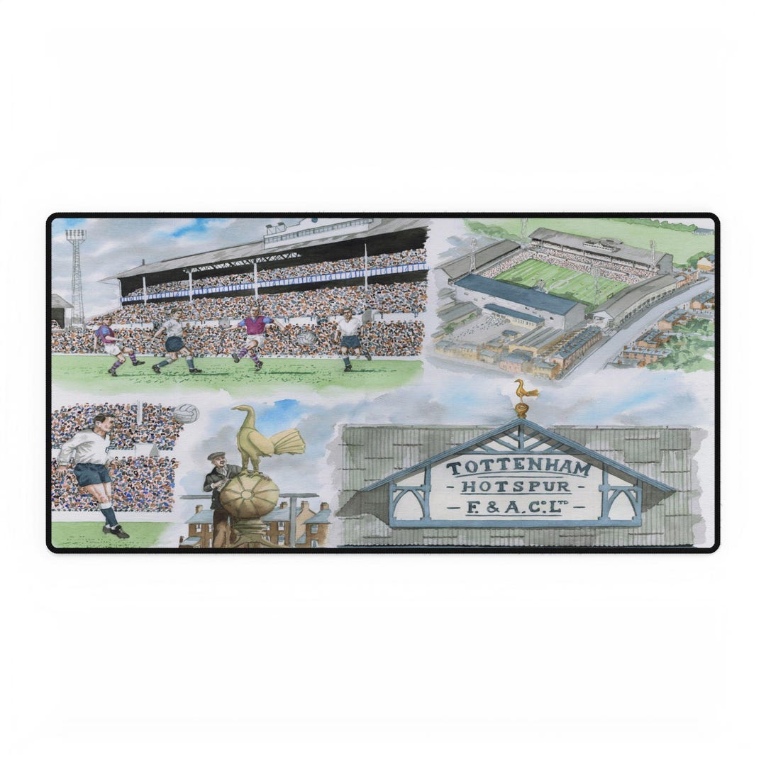 Tottenham FC Themed Desk Mat Gift for Nostalgic Spurs Mouse Pad for ...