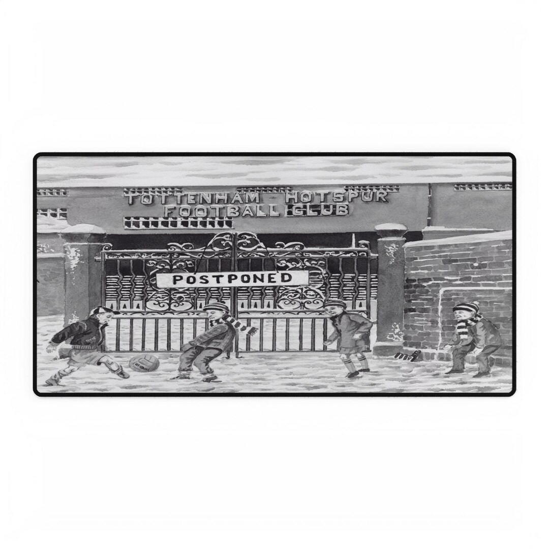 Tottenham FC Themed Desk Mat Gift for Nostalgic Spurs Mouse Pad for ...