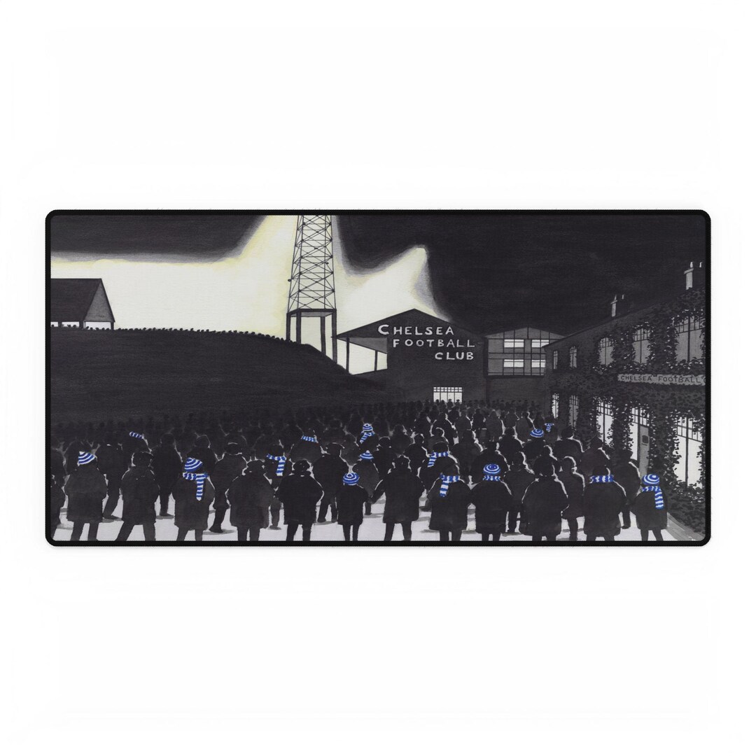 Chelsea Football Themed Gift Desk Mat Gift for Dad Nostalgic Stamford ...
