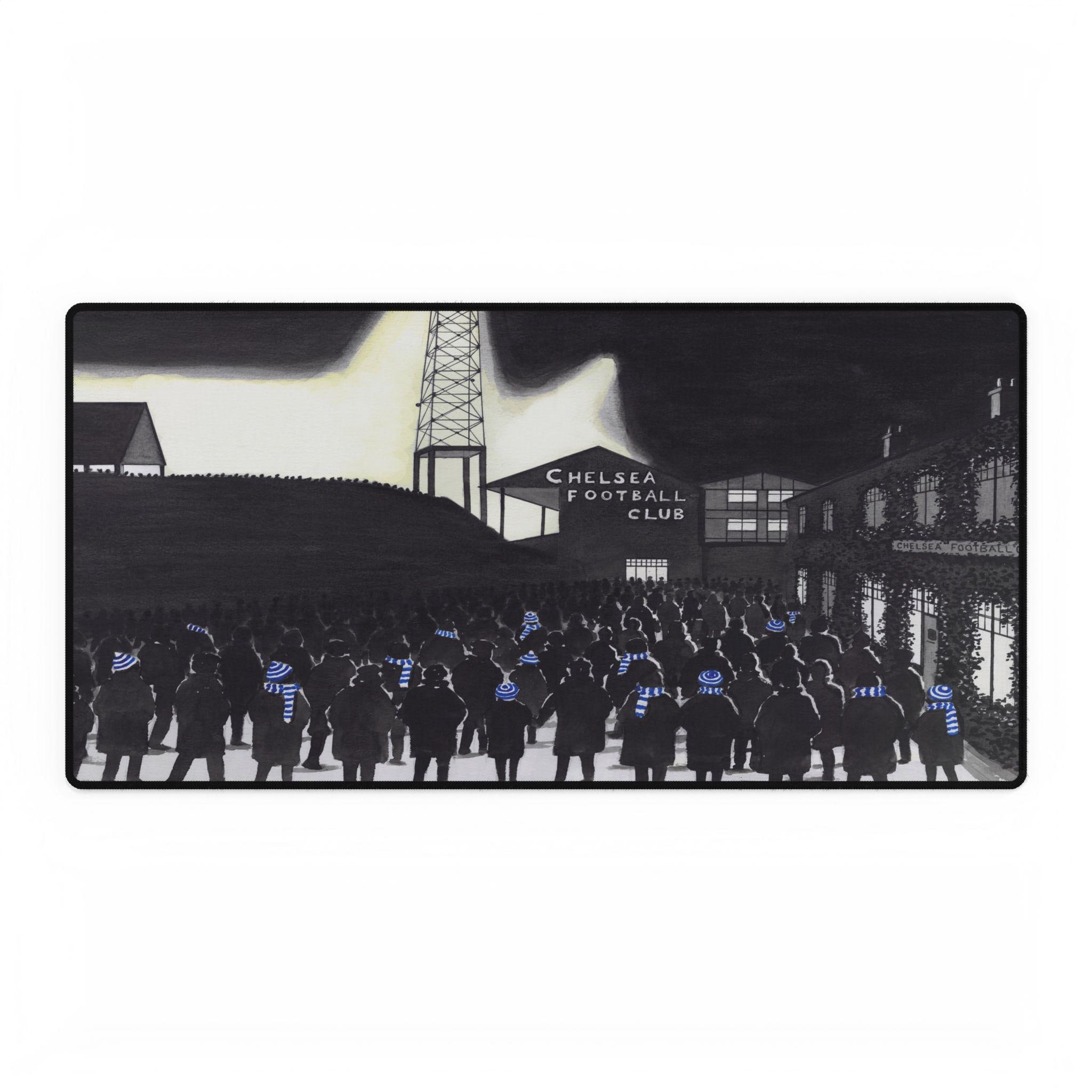 Chelsea Football Themed Gift Desk Mat Gift for Dad Nostalgic Stamford ...