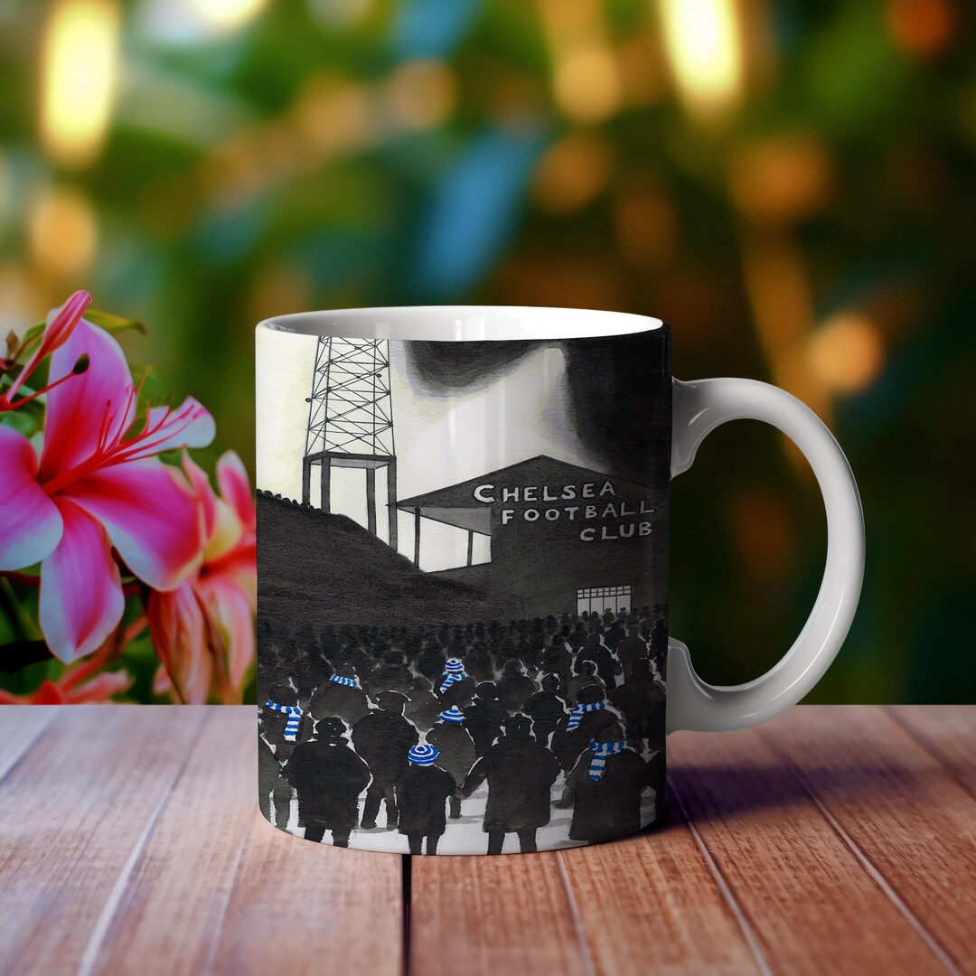 Chelsea FC Football Valentines Gift for Him Unique Chelsea Football Mug ...