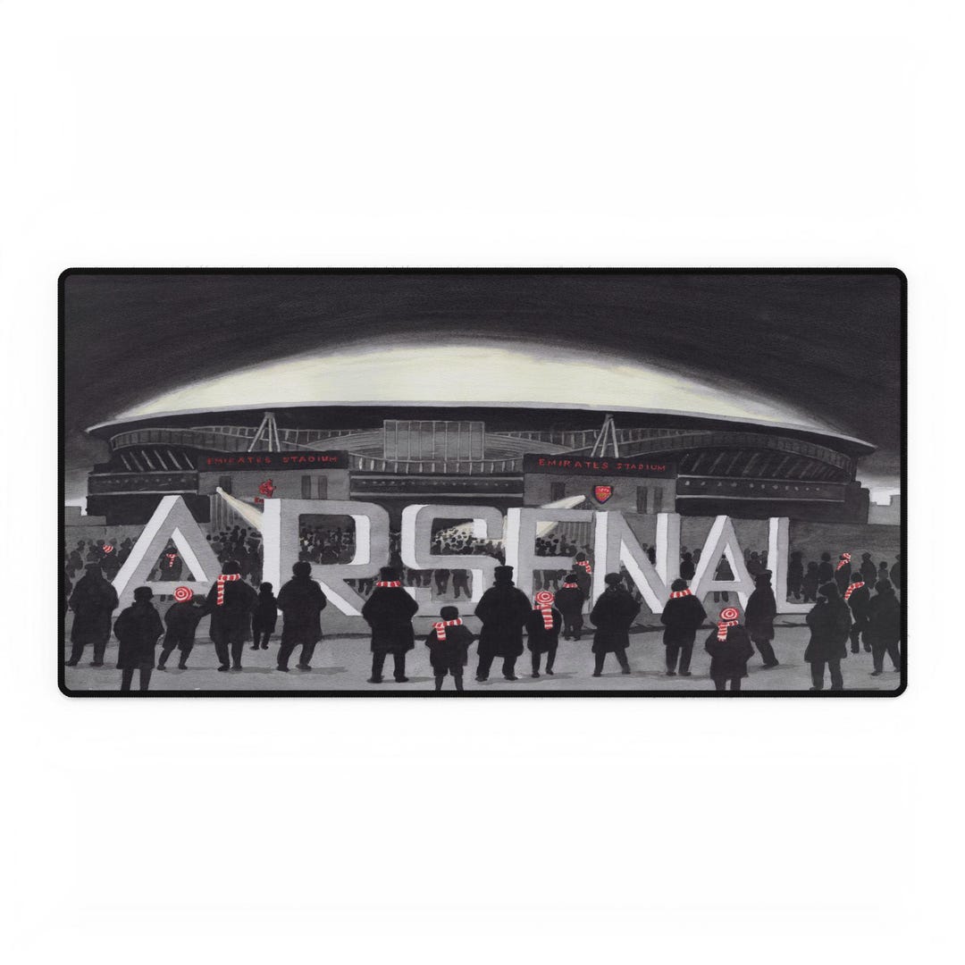 Arsenal FC Football Themed Gift Desk Mat Gift for Dad Nostalgic the ...