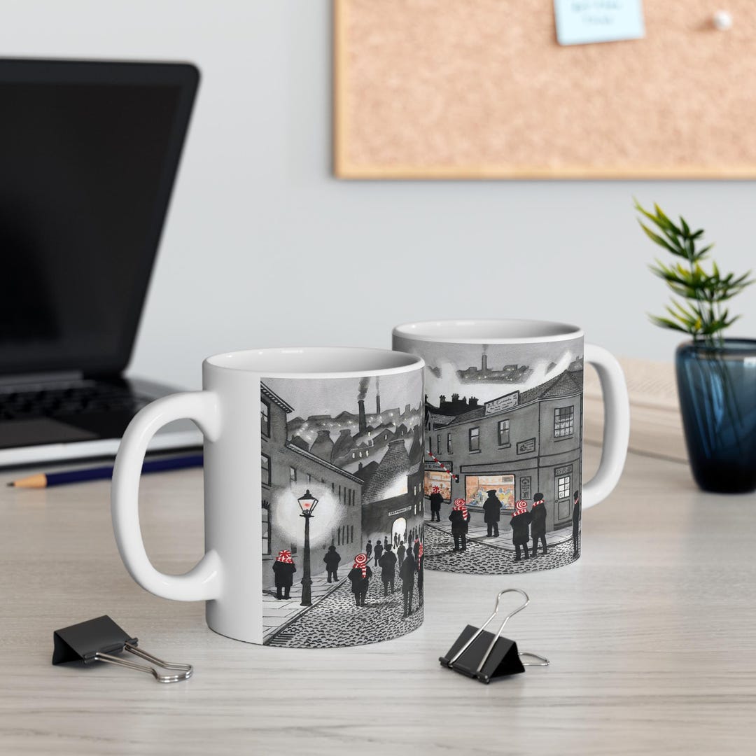 Potters Lighting up the City Stoke City Mug for Husband Unique Stoke ...