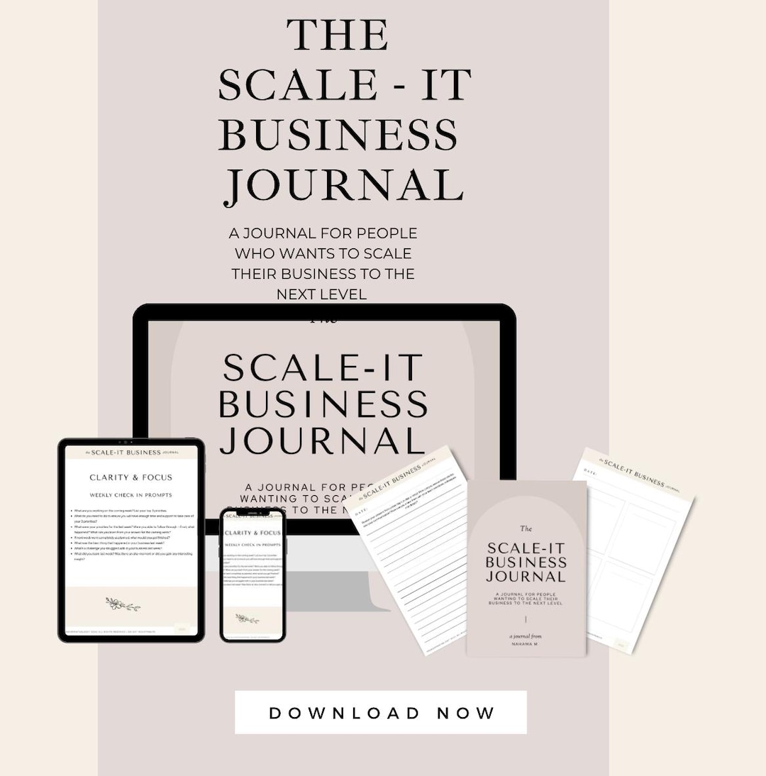 Digital Business Journal | Goal Setting Productivity Planner ...