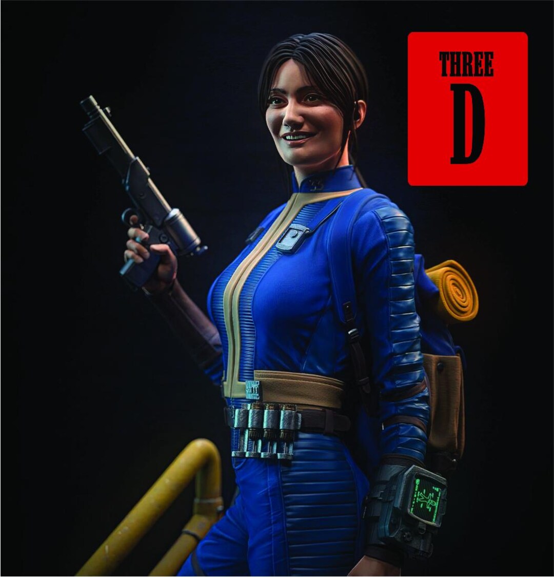 Lucy Maclean Fallout 3D STL File - Etsy UK