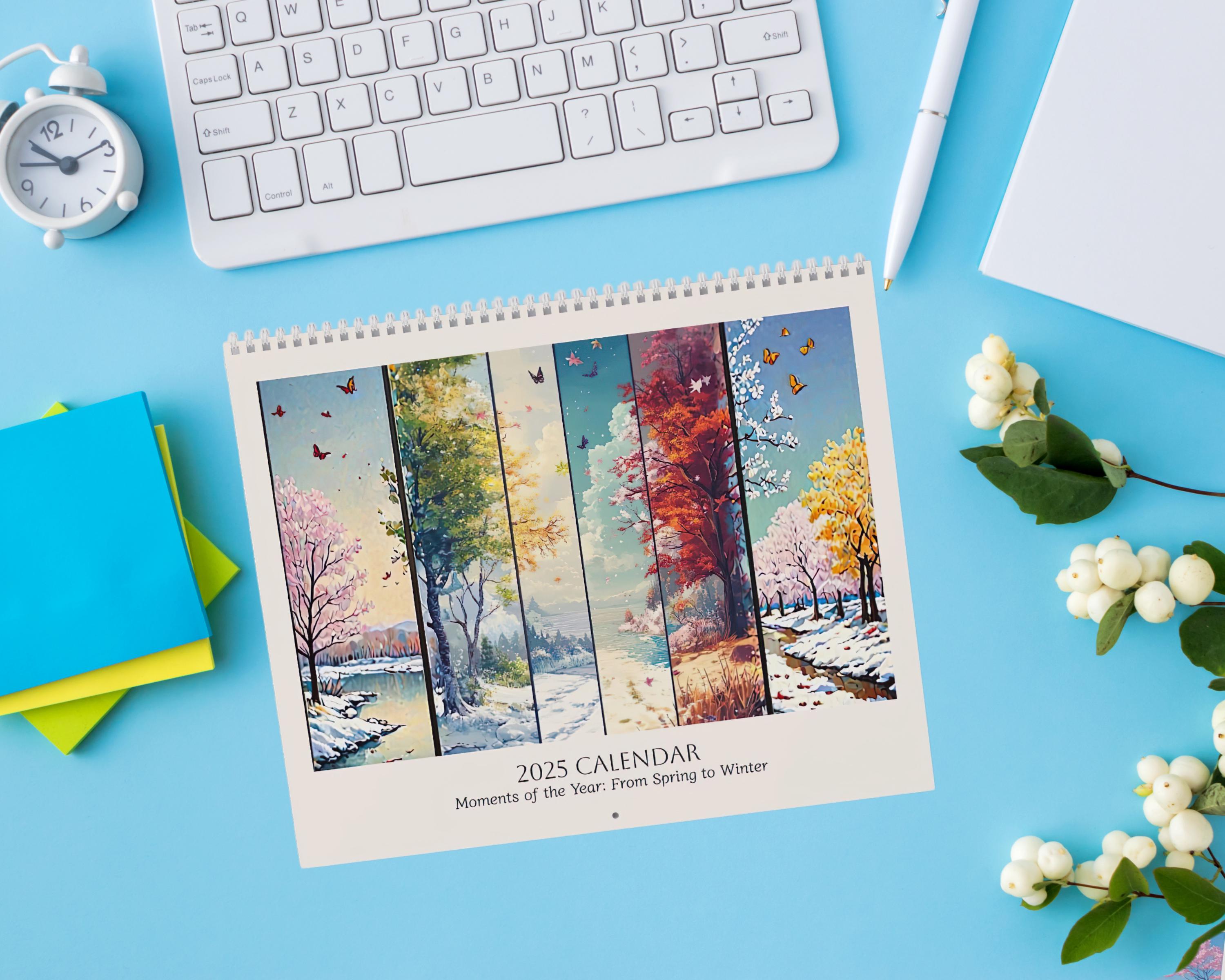 2025 Cottagecore Wall Calendar – Aesthetic Monthly Planner - Etsy