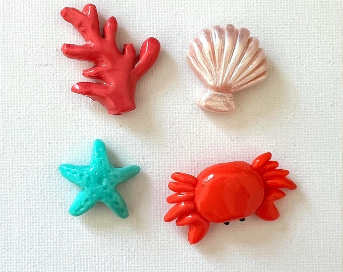 Handmade Fridge Magnet Underwater Set - Etsy