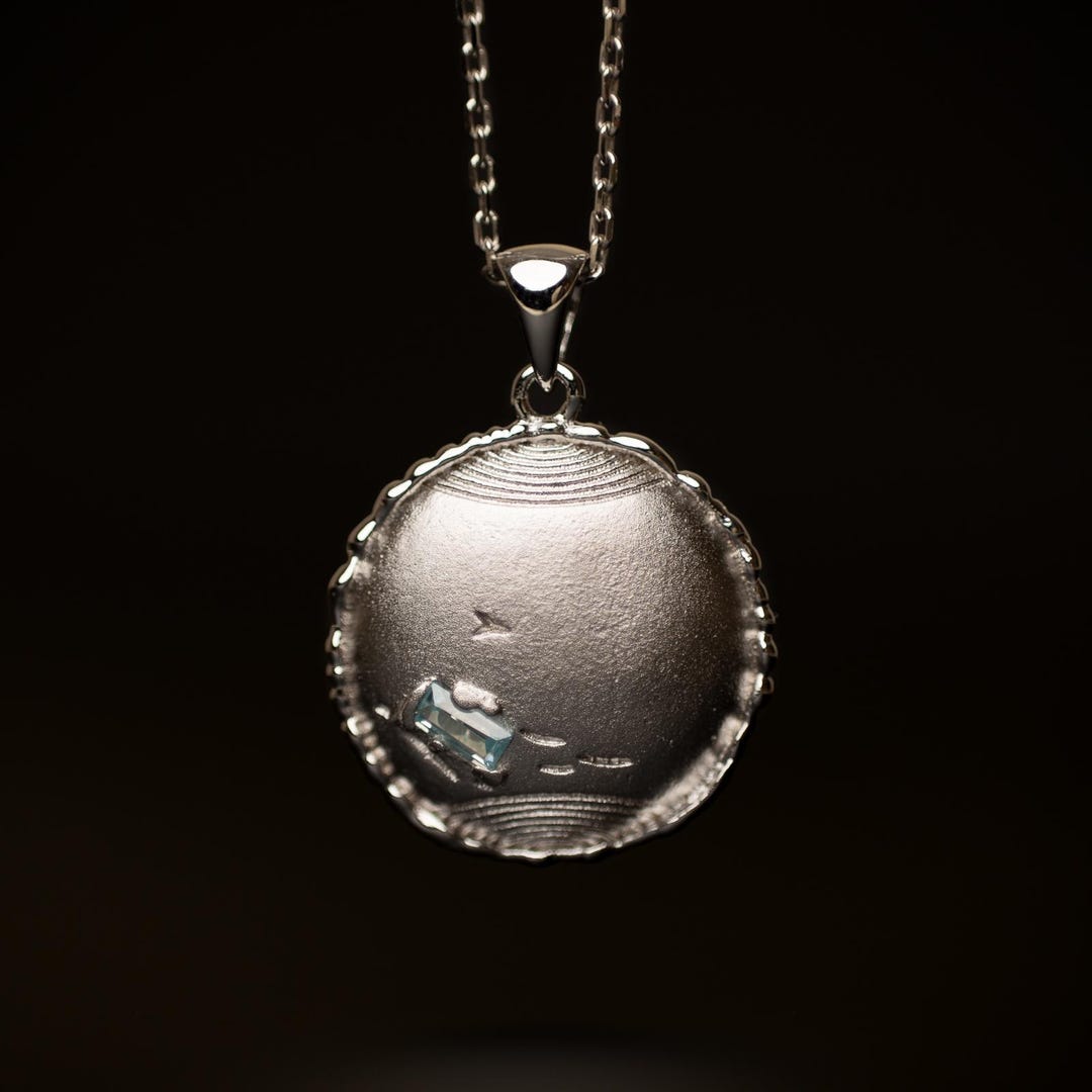 Neptune Necklace - the Neptunian Vortex, Planet Jewelry -inspired by ...