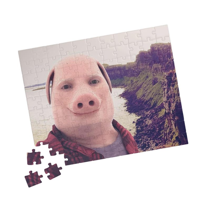 John Pork Puzzle (110 Pieces) | Meme | Funny - Etsy