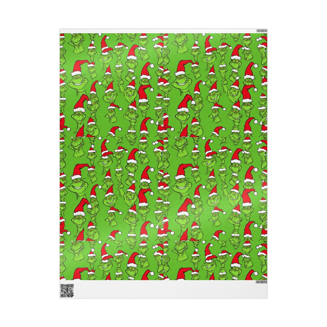 Grinch Inspired Wrapping Papers - Etsy