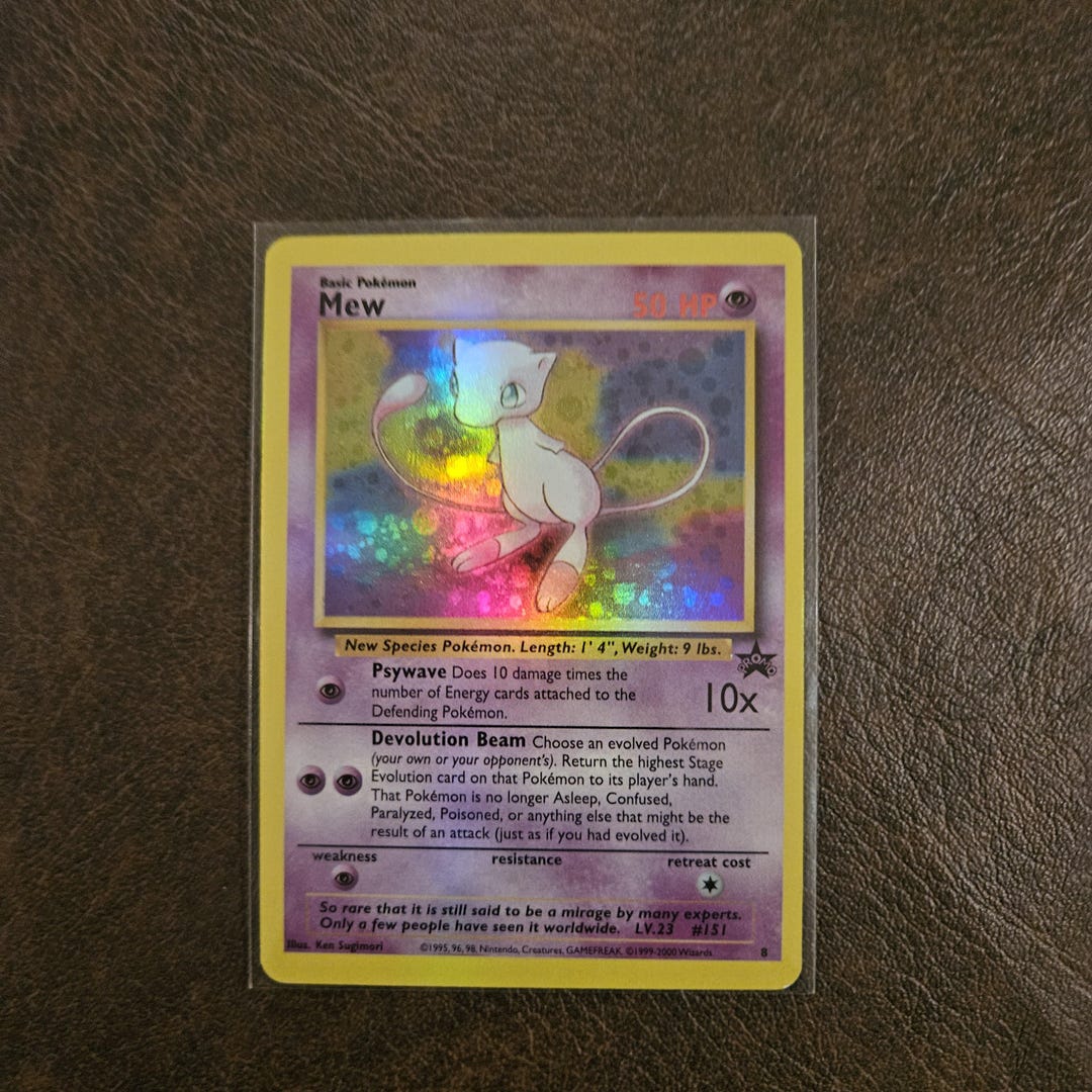 Proxy Mew #8 Promo Pokemon Card - Etsy