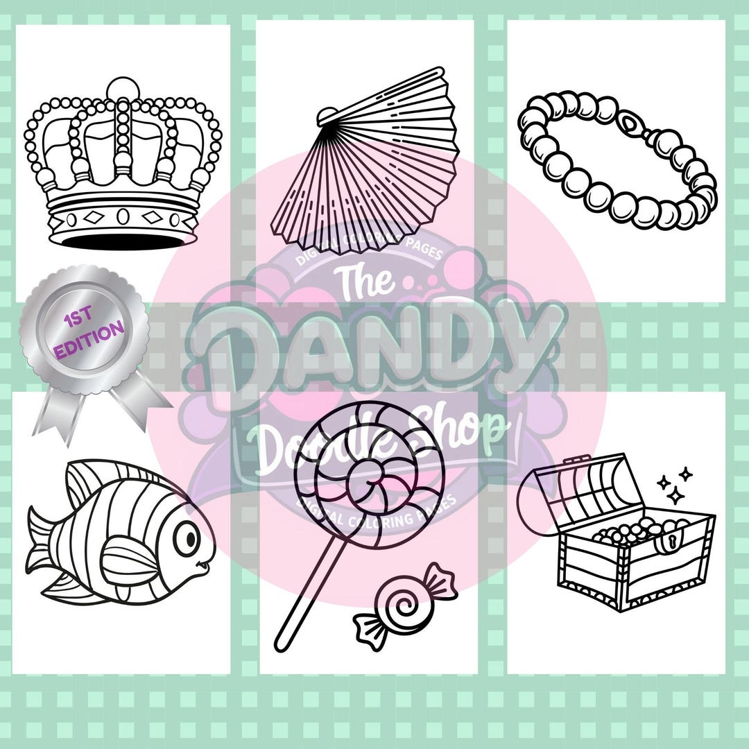 Dandy Doodle Daze – 1st Edition - 6 Fun and Creative Coloring Pages ...