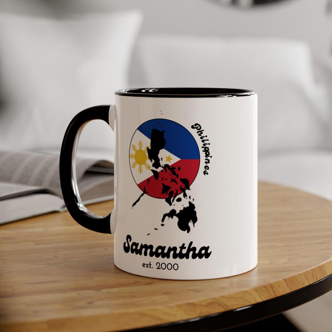 Philippines Mug Custom Gift, Ceramic Coffee Mug, Custom Heritage Gift ...