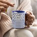 Persian Tile Art Mug Mediterranean Pattern Drinkware Ceramic ...