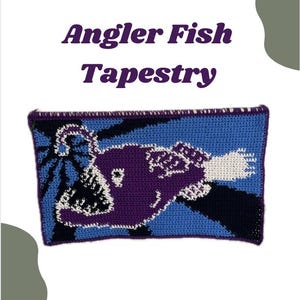 Angler Fish Tapestry Pattern - Etsy