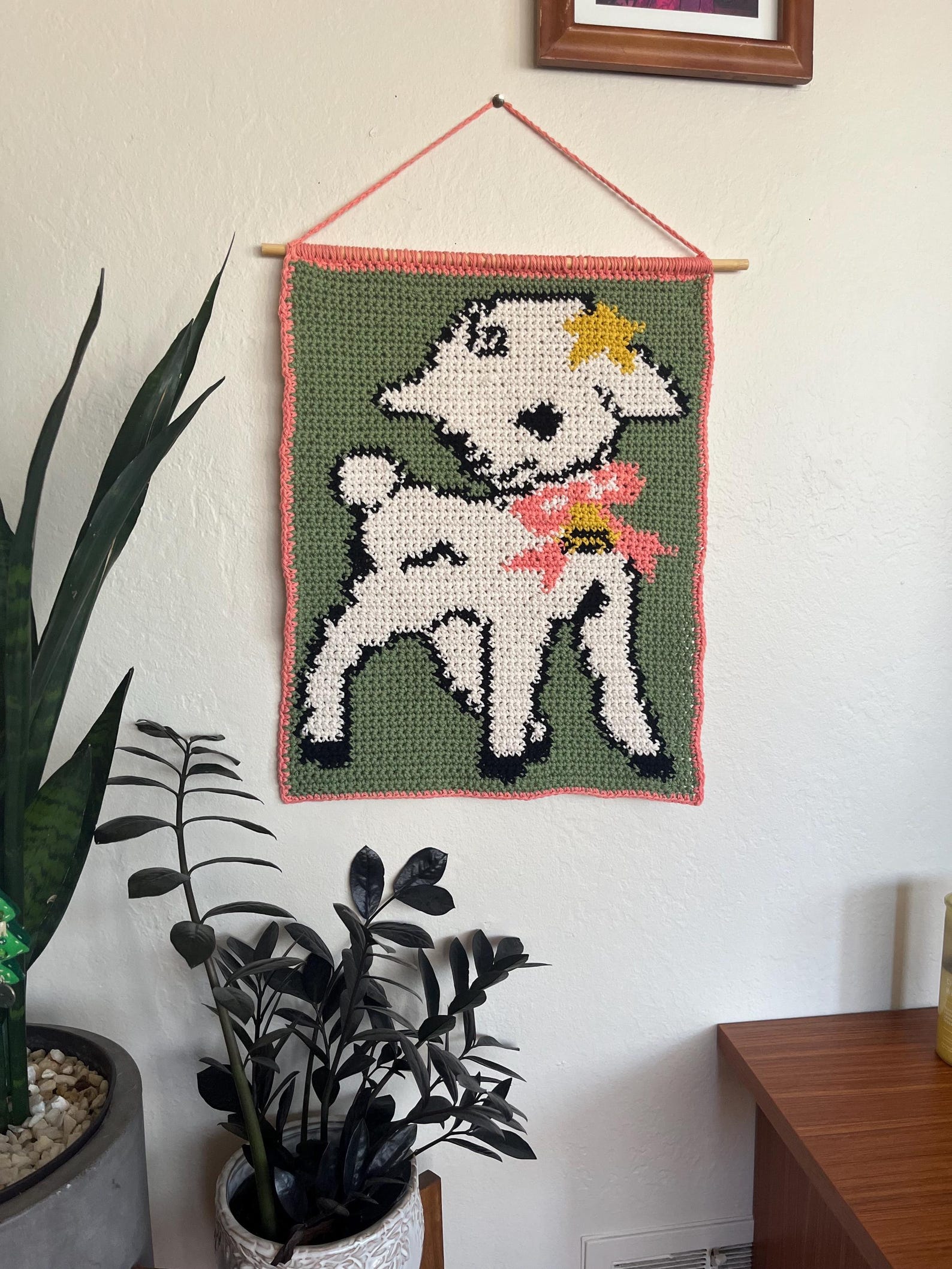 Sweet Lamb Tapestry Pattern - Etsy