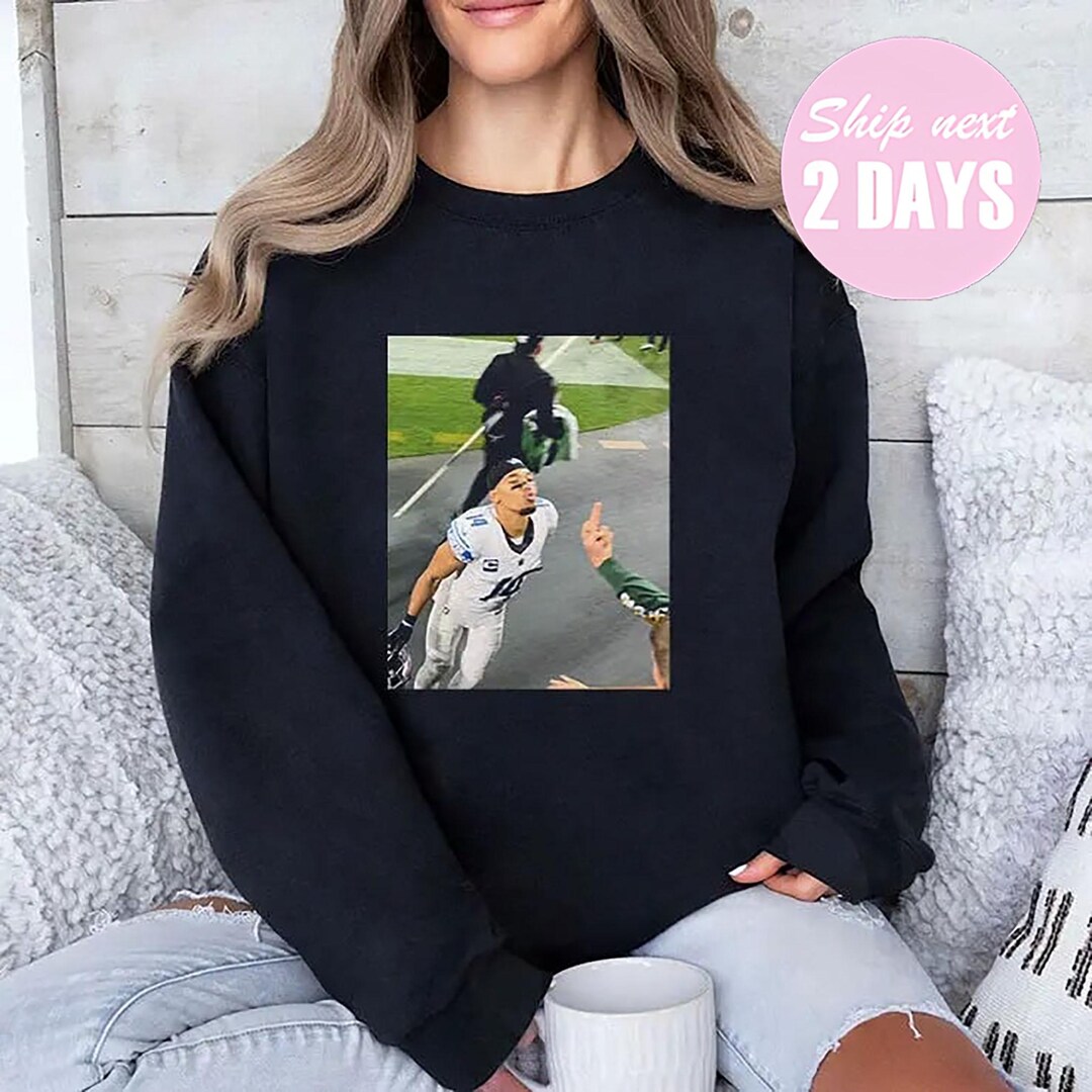 Amon-ra St Brown Funny Meme With Green Bay Fan Shirt, Detroit Football ...