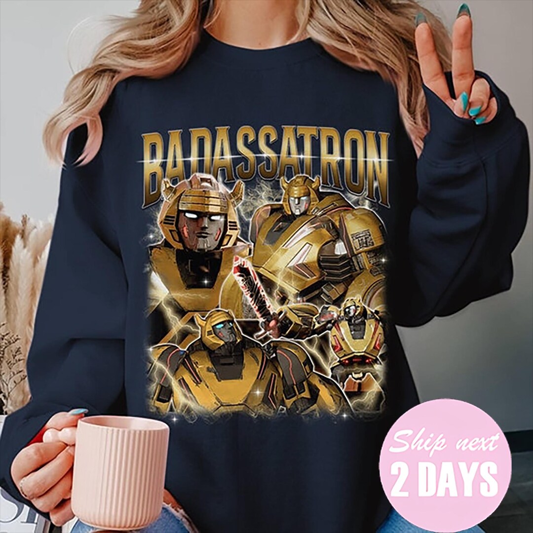 Bumblebee Badassatron Transformers One Shirt, Bumblebee Shirt ...