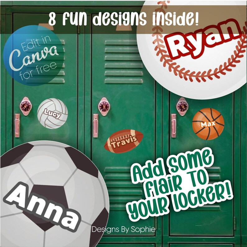 DIGITAL FILE | Editable Locker Tags | Editable Classroom Name ...