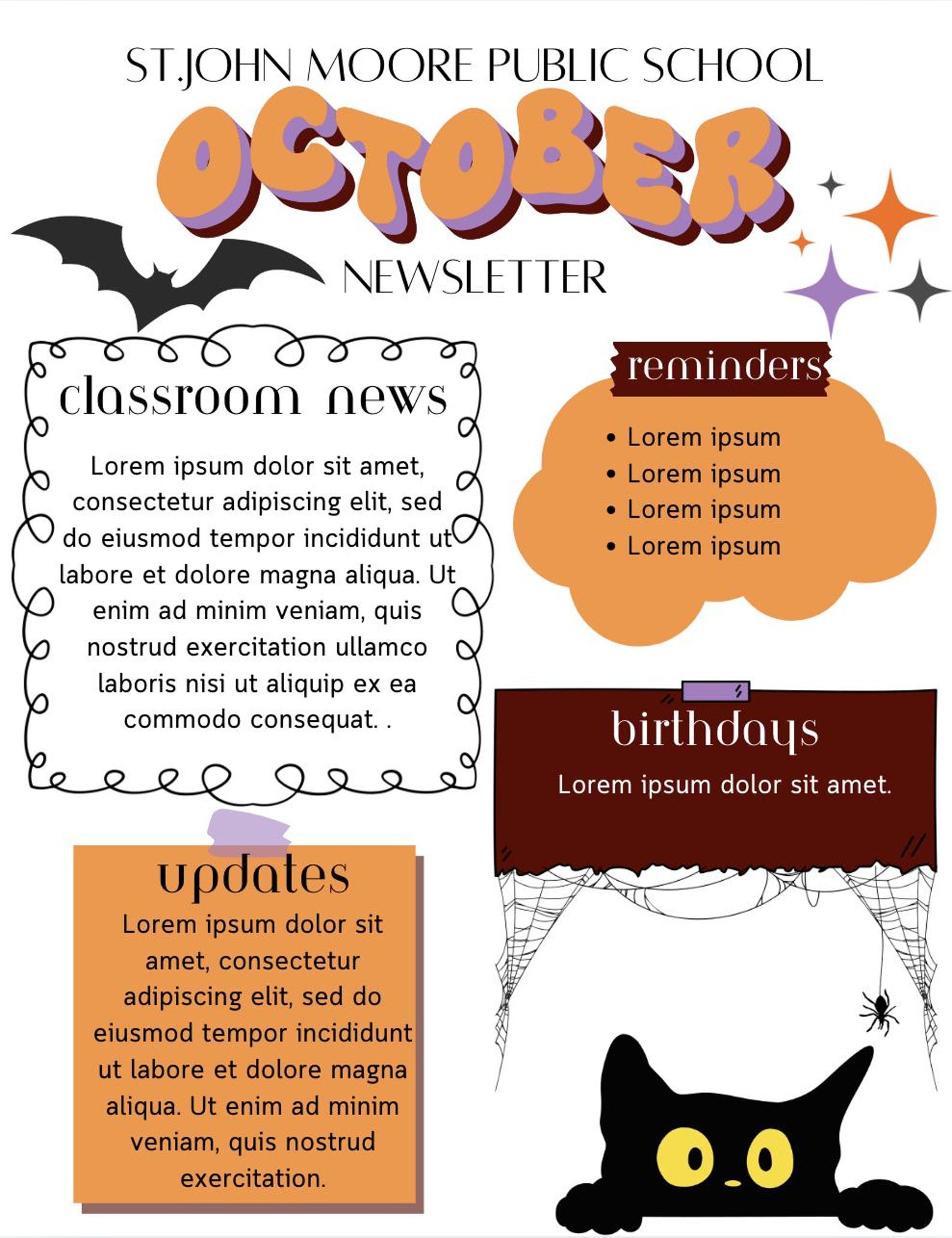 12 Month Newsletters - Etsy