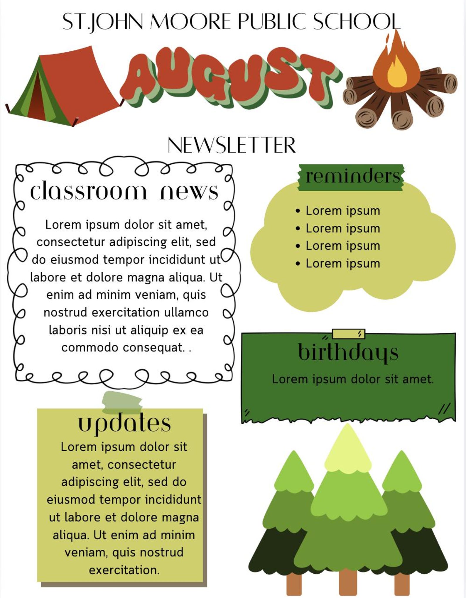 12 Month Newsletters - Etsy