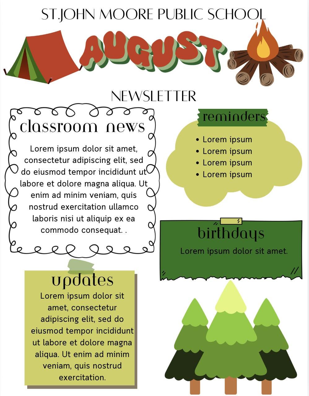 12 Month Newsletters - Etsy