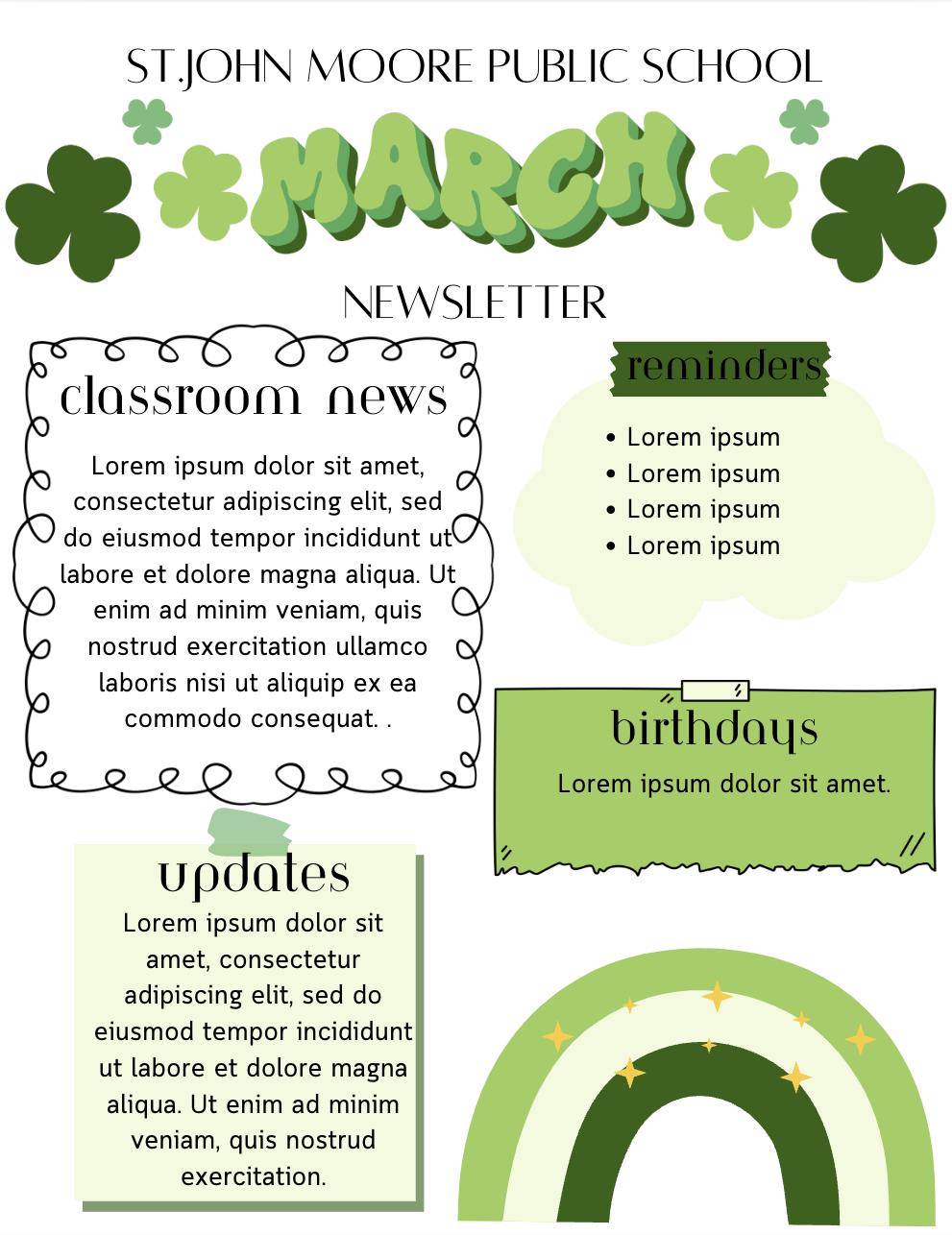 12 Month Newsletters - Etsy