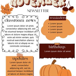 12 Month Newsletters - Etsy