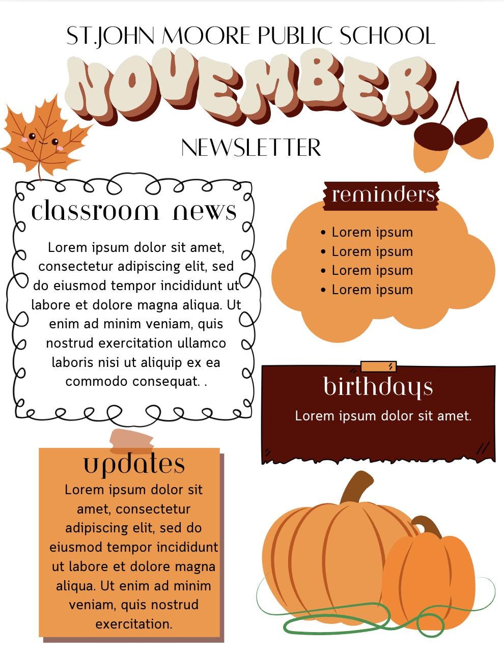 12 Month Newsletters - Etsy