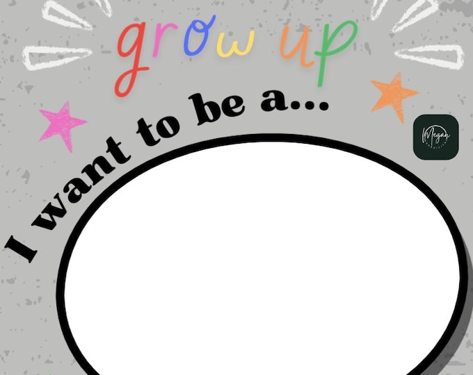 When I Grow up Poster - Etsy