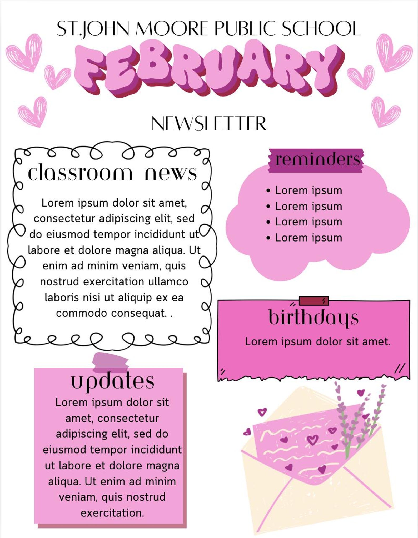 12 Month Newsletters - Etsy