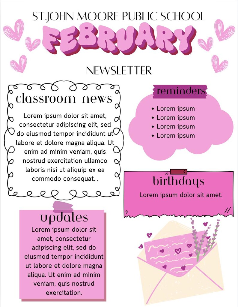 12 Month Newsletters - Etsy