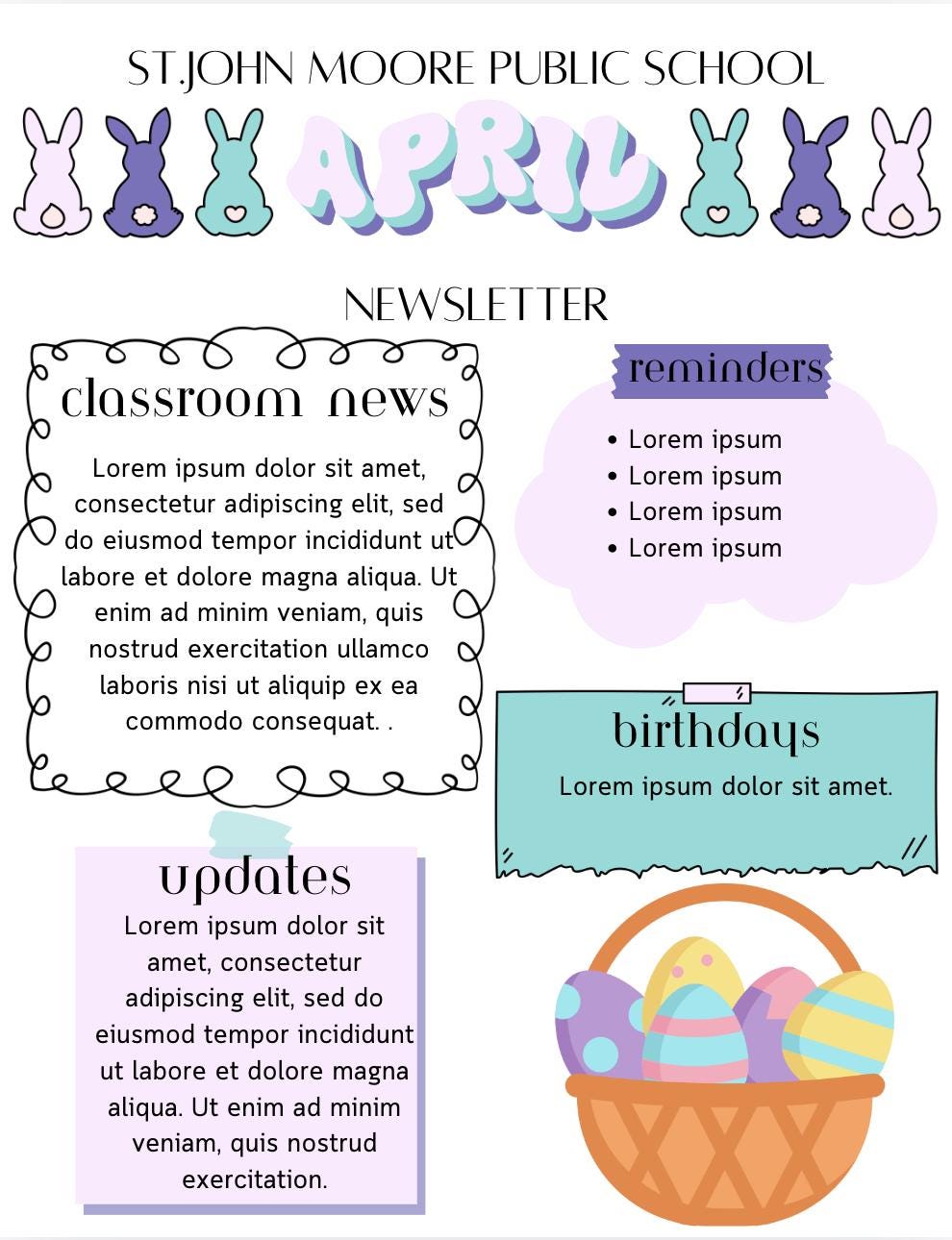 12 Month Newsletters - Etsy