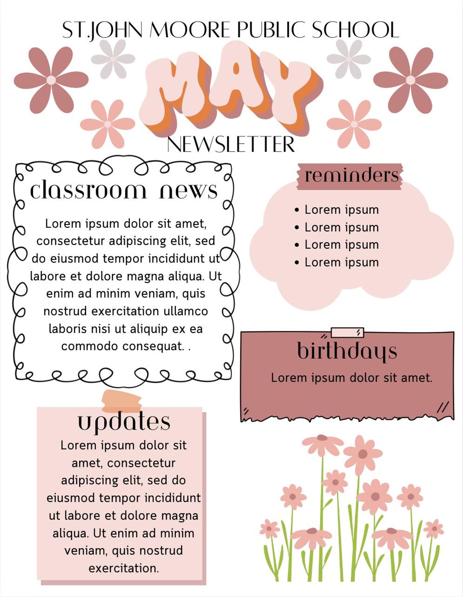 12 Month Newsletters - Etsy