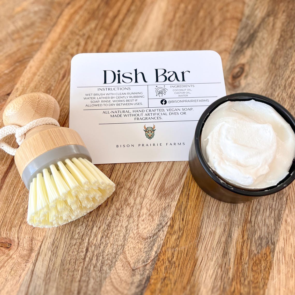 Solid Dish Soap & Scrubber Set - Handmade in Kansas - Original ...
