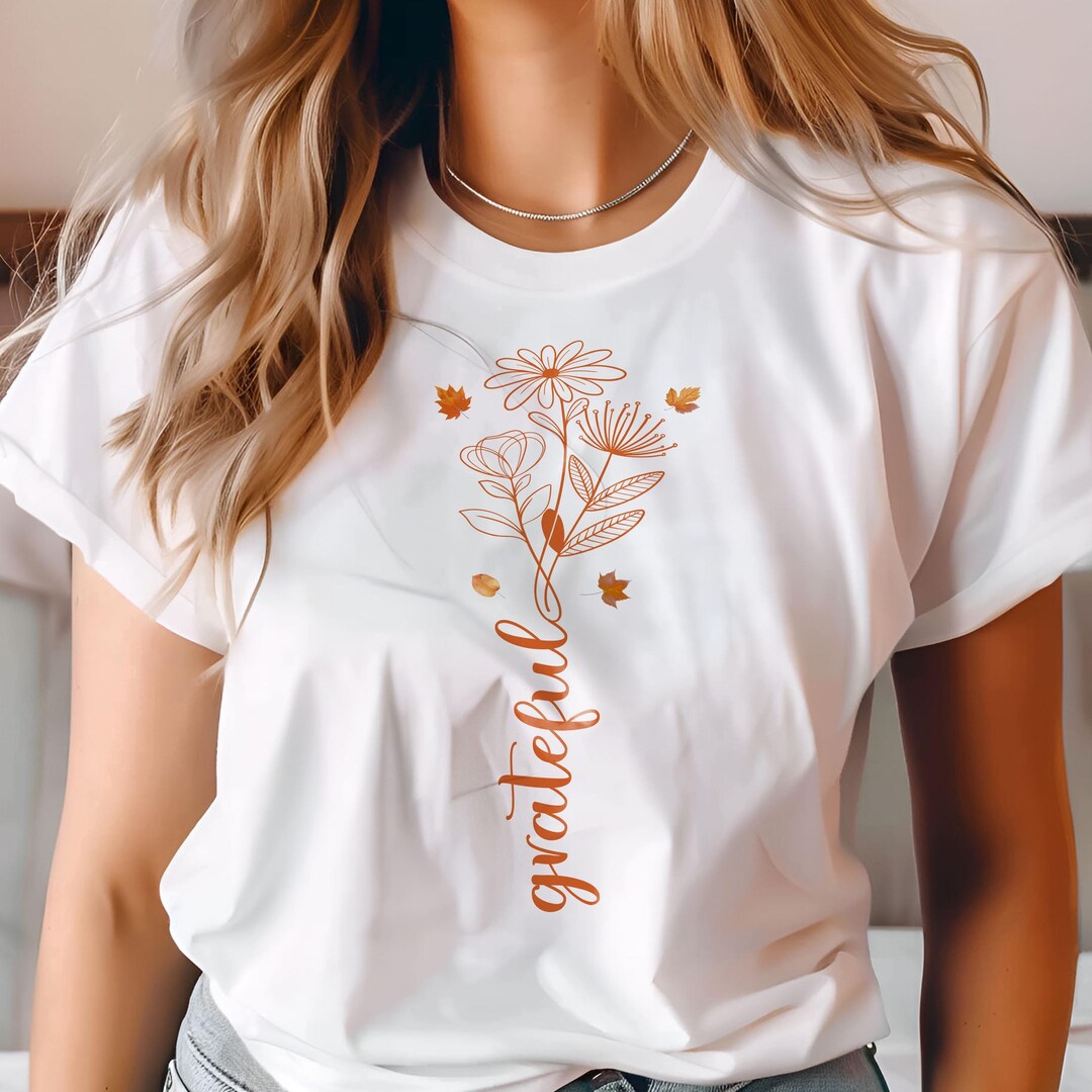 Fall Grateful Png, Boho Floral Png, Thanksgiving Png, Boho Fall Pumpkin ...