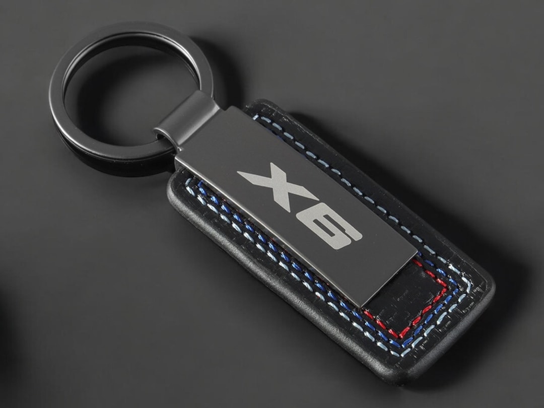 BMW X6 Key Fob in Black With BMW X6 Lettering - Etsy