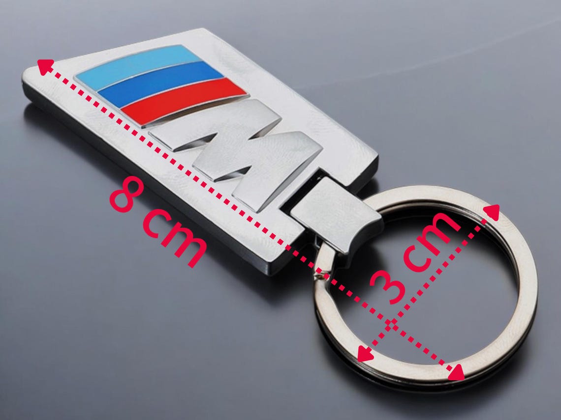 BMW M Key Ring With BMW M Logo and the Typical BMW M Colors, Made of ...
