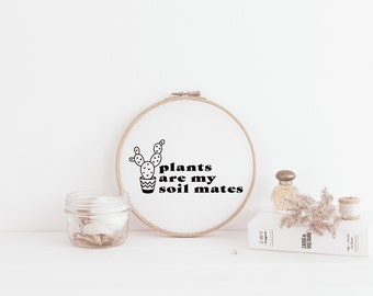 Plantovert Embroidery Pattern Beginner Embroidery PDF - Etsy