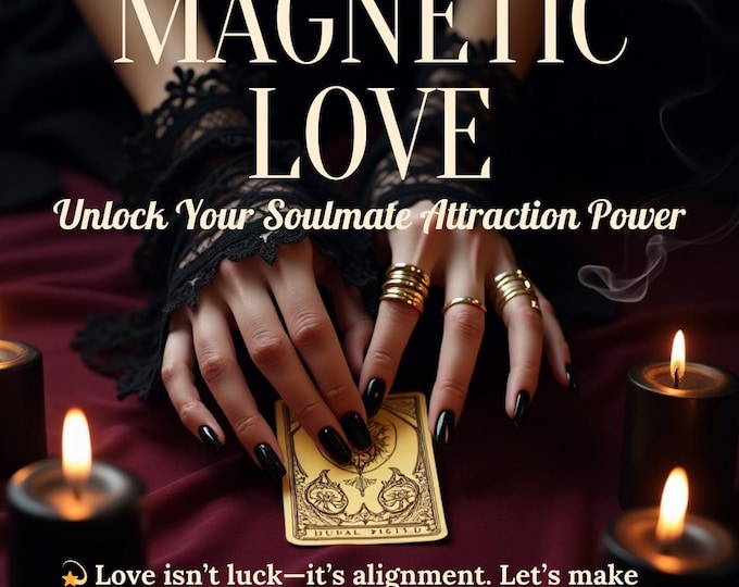 Magnetic Love Tarot Spread, Attract Your Soulmate,love Manifestation ...
