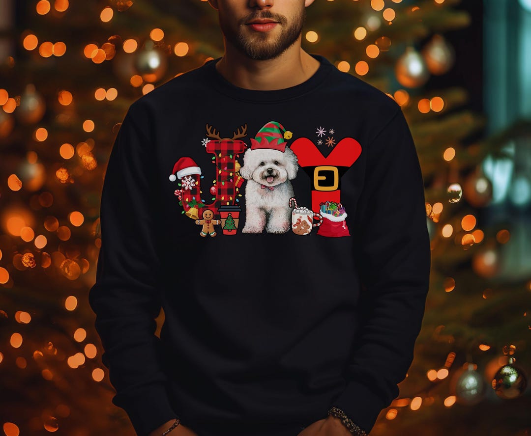 Bichon Frise Christmas Jumper for Men Women - Bichon Frise Dog Mom Dad ...