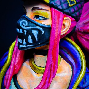 League of Legends Akali Figure Different Size Options League of Legends ...
