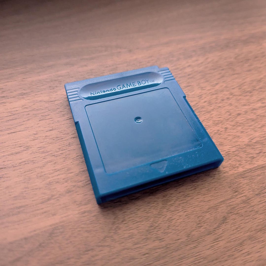 Blank Game Boy Cartridge Shell - Blue - Etsy