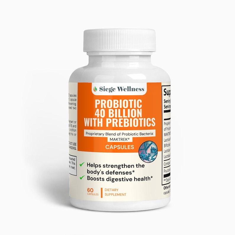 Probiotic 40 Billion With Prebiotics - Etsy