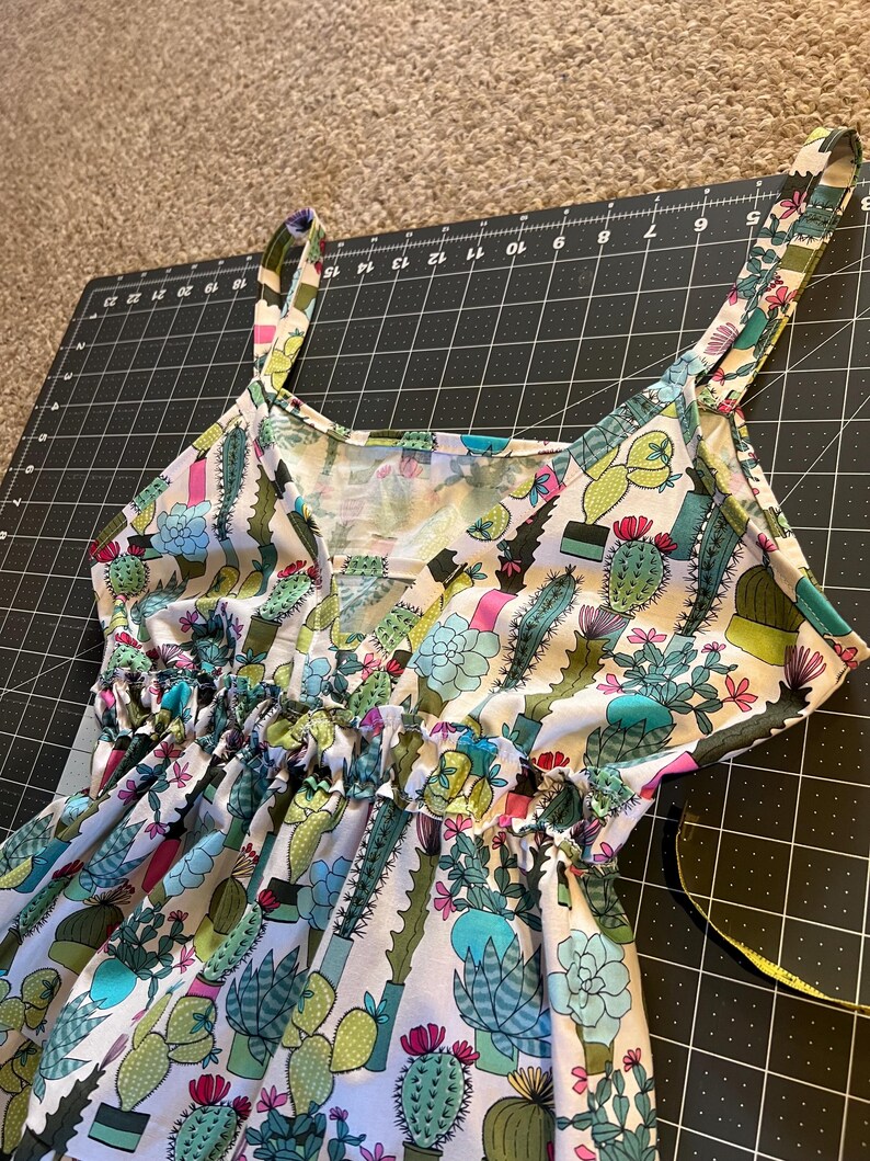 Women’s Cactus Plant Sun Dress - Etsy