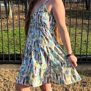 Women’s Cactus Plant Sun Dress - Etsy
