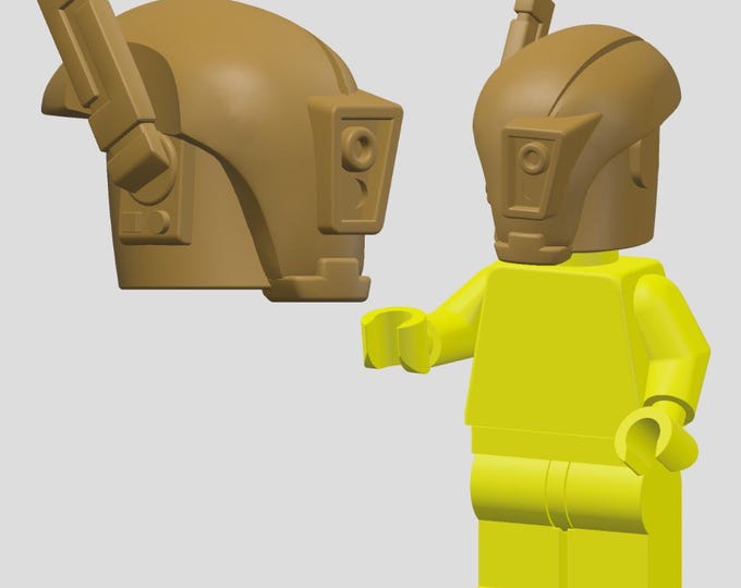 Tau Fire Warrior Helmet for Lego Minifig - Etsy