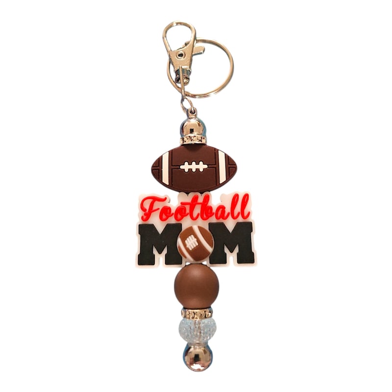 Football Keychain - Etsy
