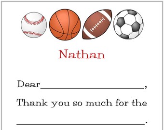 Sports Thank You | Etsy